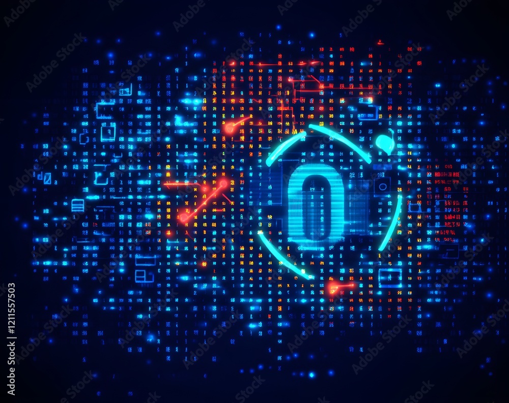 echnical support icon made with binary code. Customer help. Online tech ...