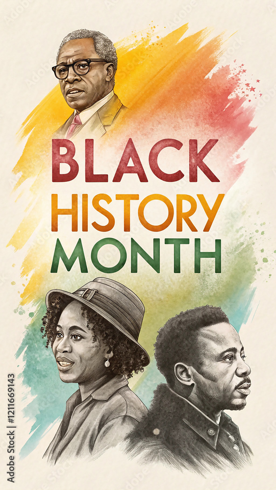 Stock-Foto „Celebrating Black Excellence: A Powerful Black History ...