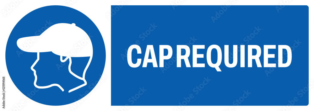 ISO mandatory safety signs uppercase text_cap required_landscape size 1 ...