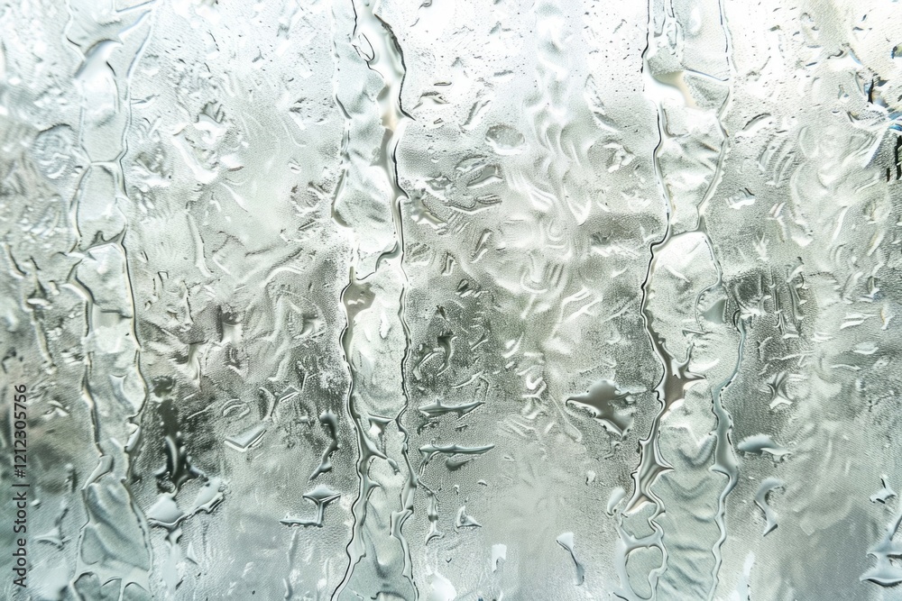 White Turbid Glass Window Background with Grain Suitable for Color Cast ...