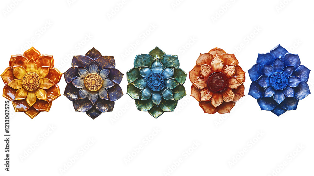 Chakra Symbols on transparent background Stock Photo | Adobe Stock