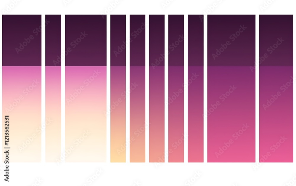 Gradient color palette swatches. Stock Illustration | Adobe Stock