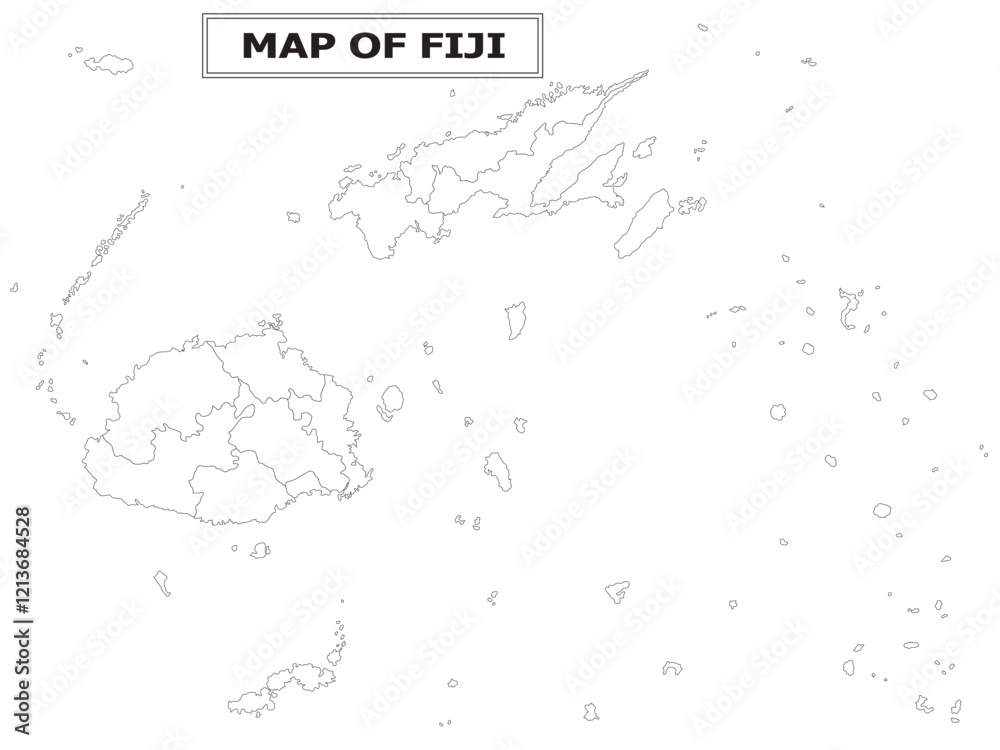 Australian Countries Geography Political map. Political map of country ...