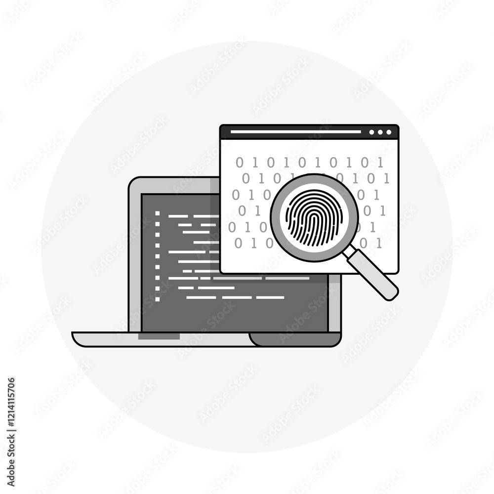 Penetration Testing Icon Representing Vulnerability Exploitation ...