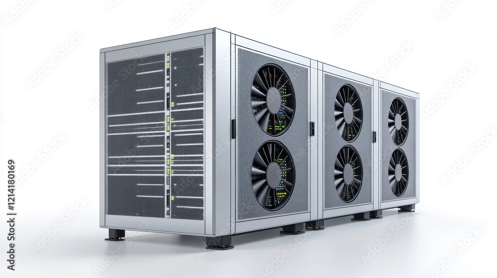 Advanced server rack solutions, powering highperformance data centers powerful Stock ...