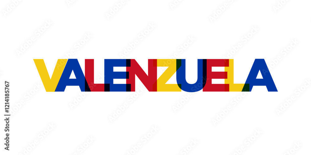Valenzuela in the Philippines emblem. The design features a geometric ...