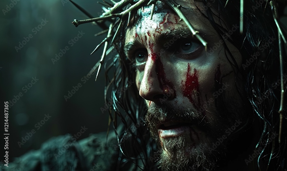 Good Friday, Passion of Jesus Christ. Crown of thorns. Christian ...