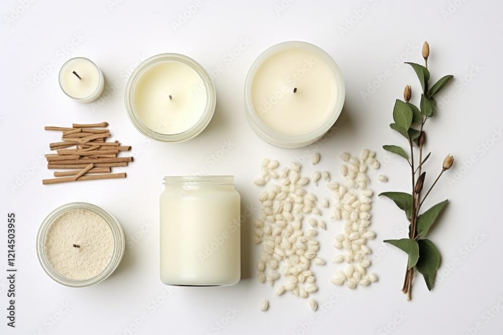 DIY Candle-Making: Basic Ingredient Set for Eco-friendly Soy Wax ...