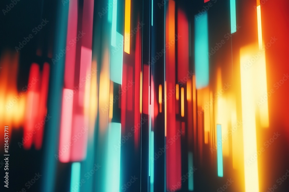 Bar graph of stock exchange market indices animation. Abstract animated ...