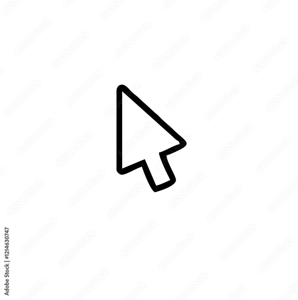 Computer Mouse Click Cursor Load Symbol Pointer Cursor And Loading 0326