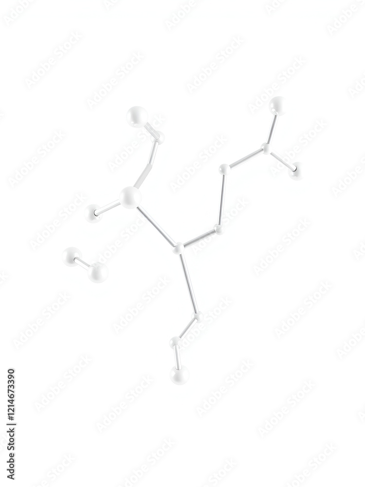 Ilustración de Stock 3D image of Prostaglandin D2 skeletal formula ...