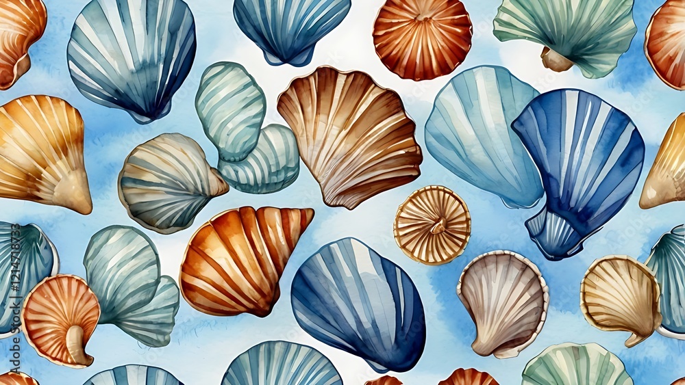 background watercolor style, semi realistic, highly detailed and ...