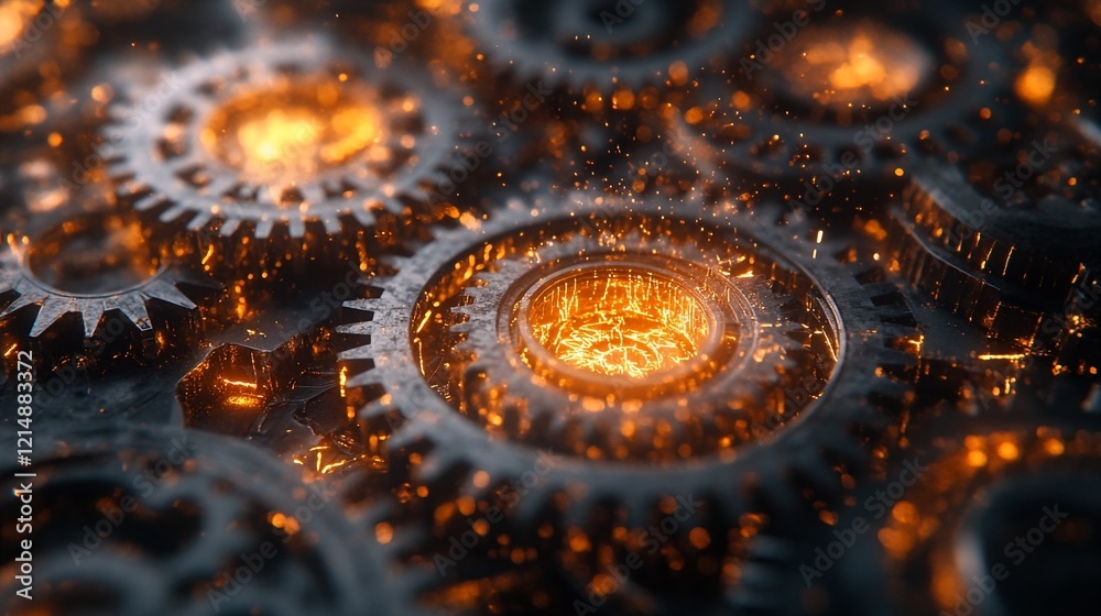 Gear Cogs of Mechanical Engines and Machinery: A Visual Representation ...