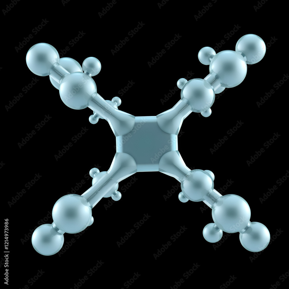 Stock-Foto „tirzepatide molecule, mounjaro molecular structure ...