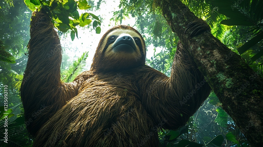 Giant Ground Sloth Megatherium americanum phylum Chordata class ...