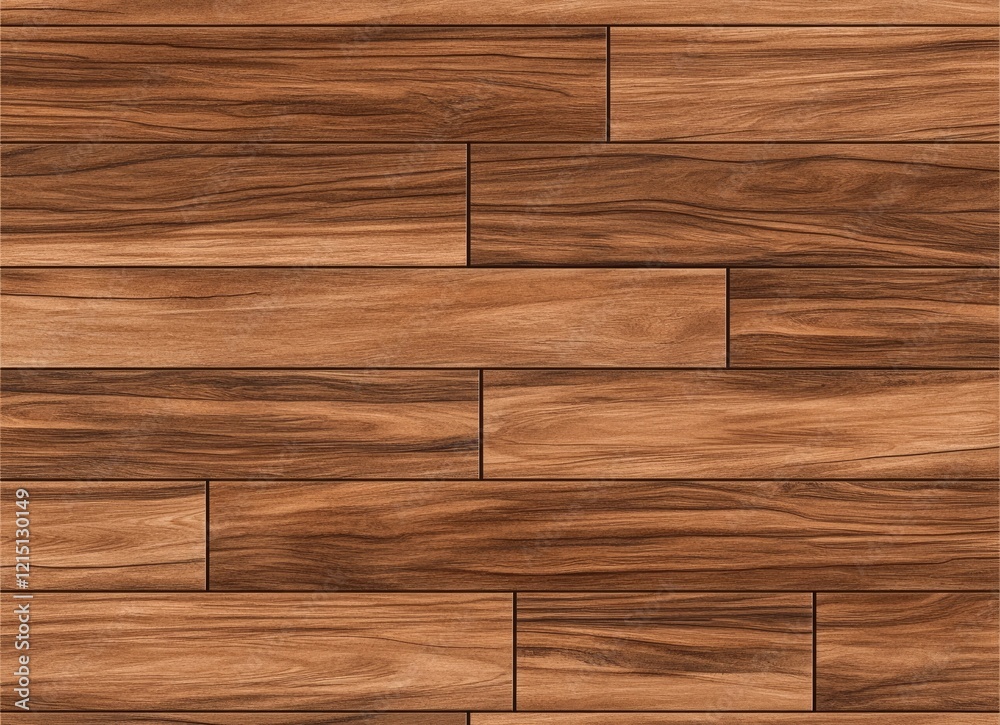 Wooden floor vector background with wood grain texture Stock Photo ...