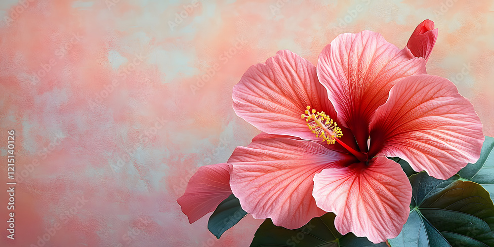 Hibiscus Flower Vector Banner for Asian American Pacific Islander ...