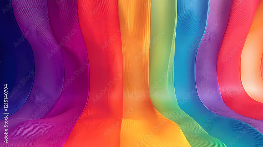 Abstract, modern rainbow, colorful background with gradient stripes ...