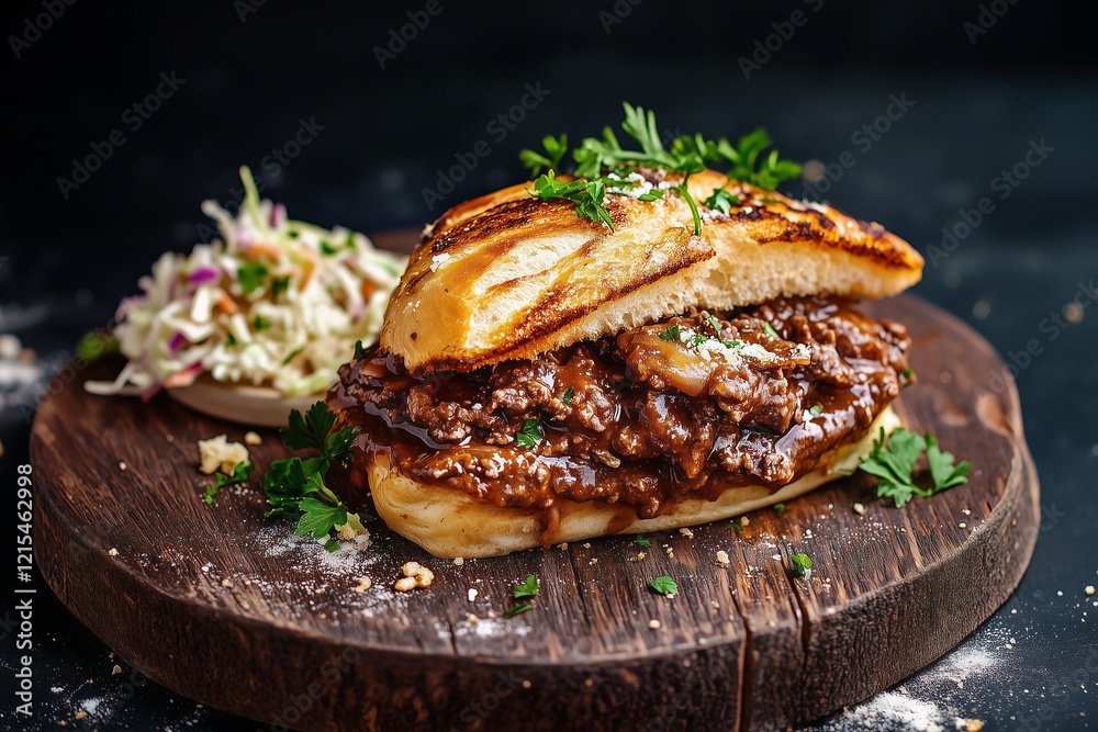 National Sloppy Joe Day, March 18, hearty and rustic presentation of a ...