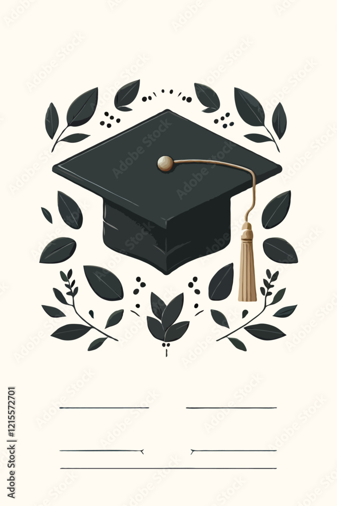 graduate with diploma, certificate of completion template vector ...
