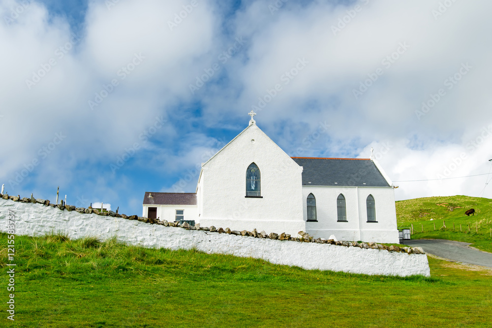 St. Mary's Parish Church, located in Lagg, the second most northerly ...