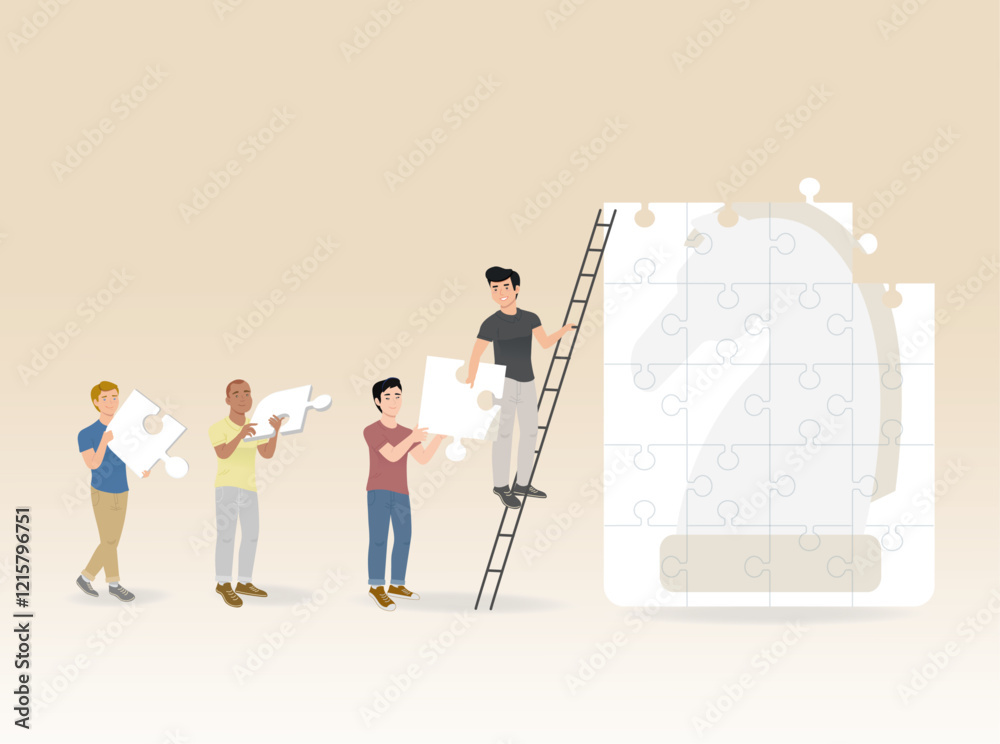 Teamwork, group dynamics, motivational strategy, unity is strength ...