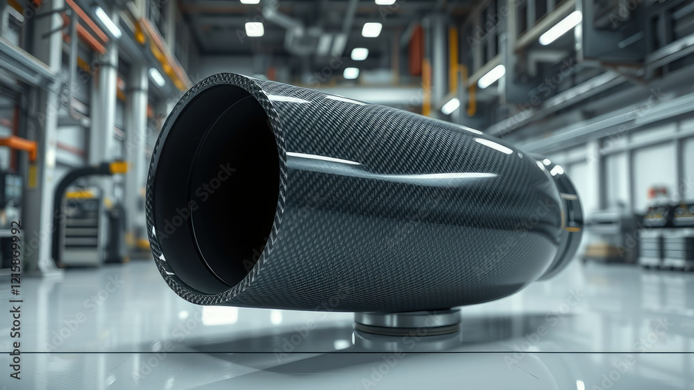 Stock-Foto „Carbon fiber composite materials used in aerospace ...