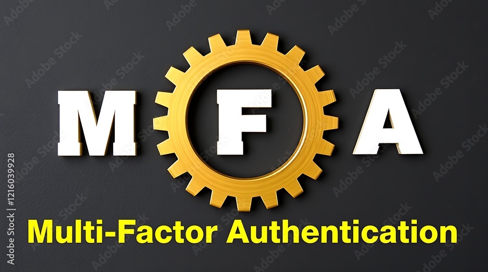 MFA, multi factor authentication. cloud computing concept, cloud technology, Saas, Paas, Iaas ...