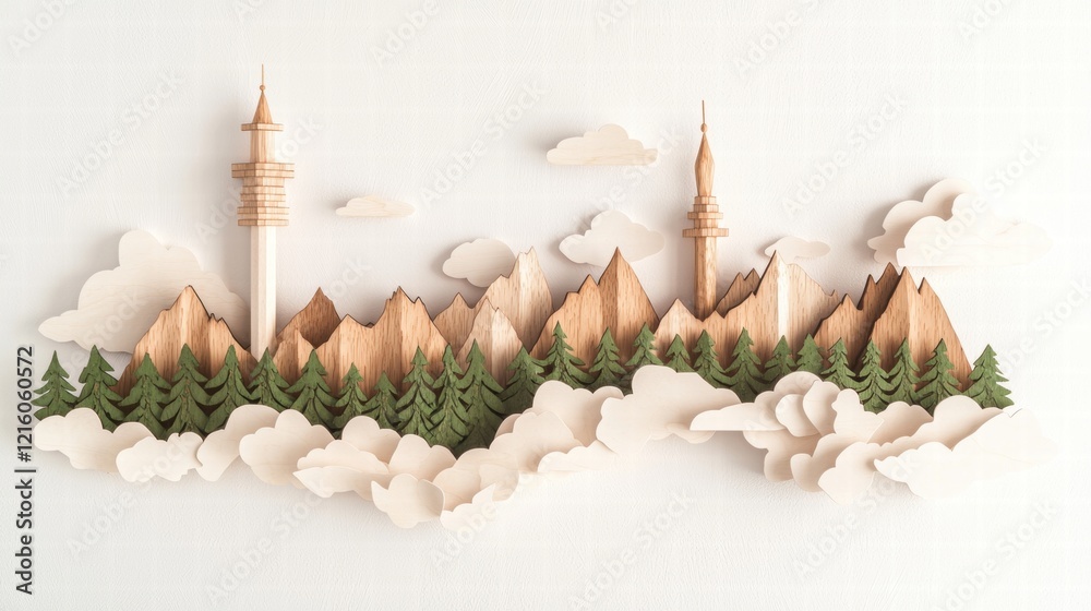 Cultural Map of World Religions A detailed map showing the spread of ...