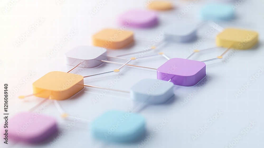 Management Flowchart and Diagram A complex flowchart displayed on a ...