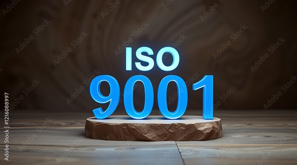 ISO 9001 Concept, Businessman holding a tablet with text iso 9001, ISO ...