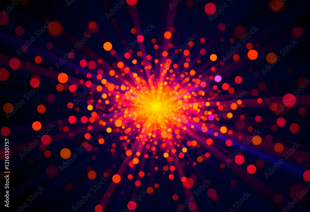 dark futuristic landscape, red glowing grid floor, floating red ...