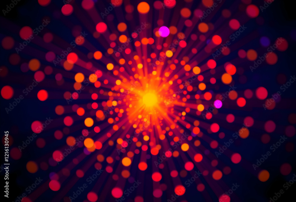 dark futuristic landscape, red glowing grid floor, floating red ...