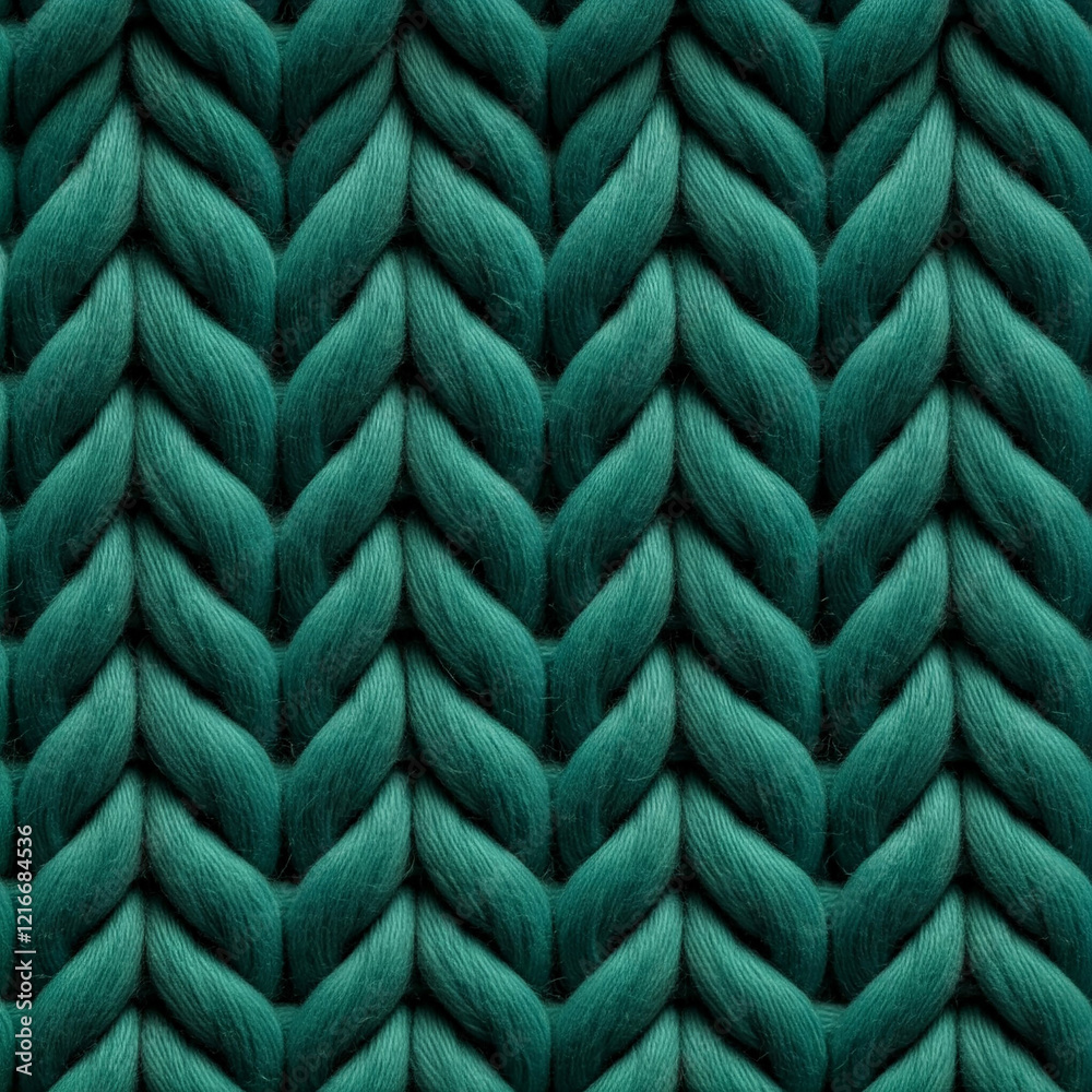 Texture of smooth knitted dark sweater with pattern. Top view, close-up ...