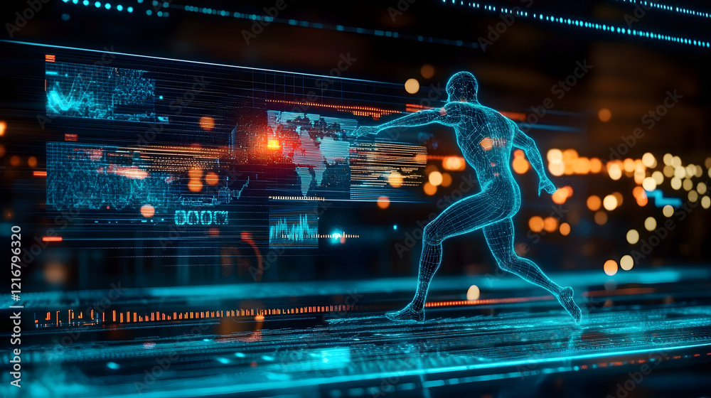 Ai athlete performance injury prediction depicted through performance ...
