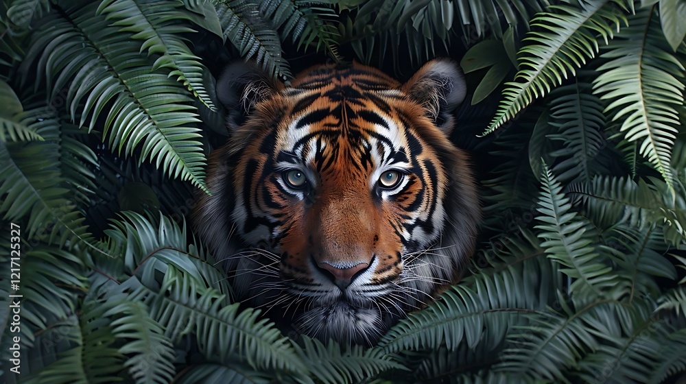 The Javan tiger, native to the Indonesian island of Java, was a ...