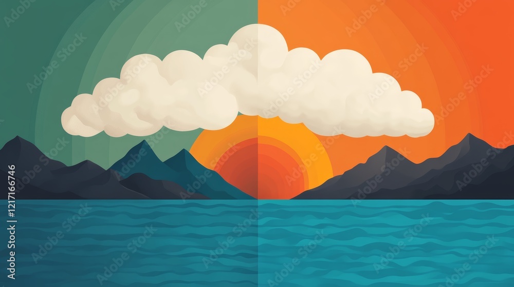 Water cycle clouds influencing climate change, forming different cloud ...