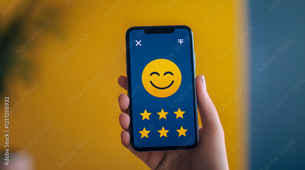 app screen showing a thank you message for leaving a five-star rating ...