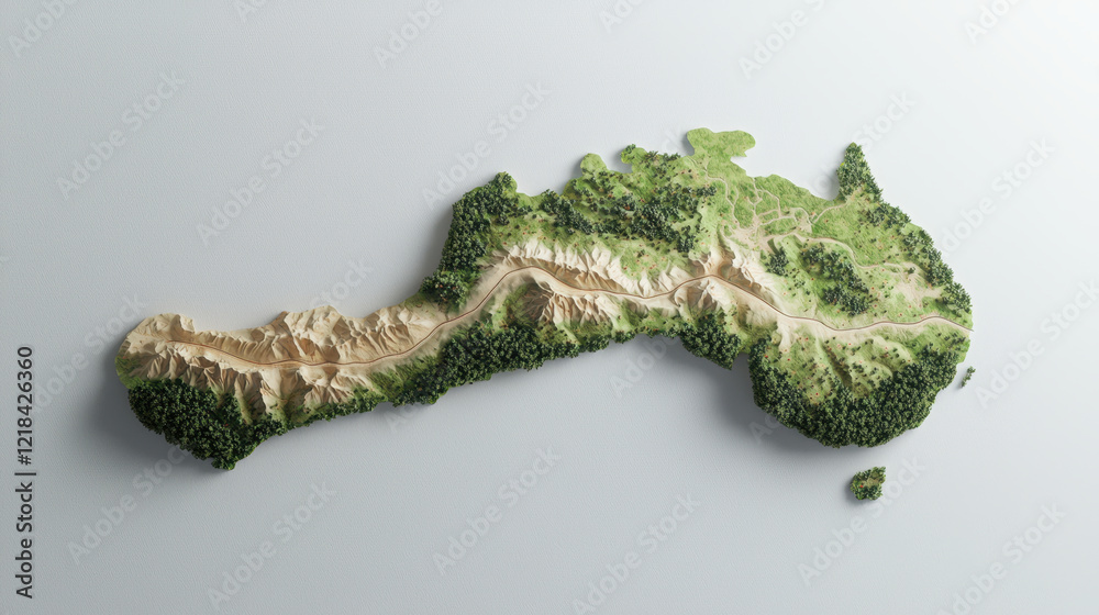 Cross the Australian outback. detailed map of Australian outback ...