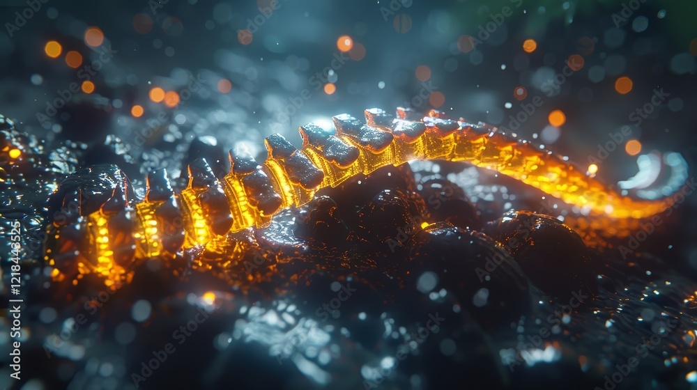 3d illustration of lumbar intervertebral herniation understanding ...