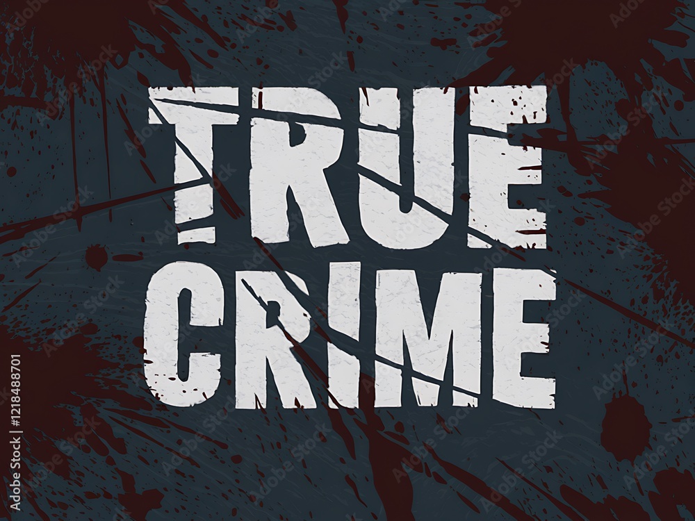 True Crime Typography - Mystery, Investigation, and Dark Crime Stories ...