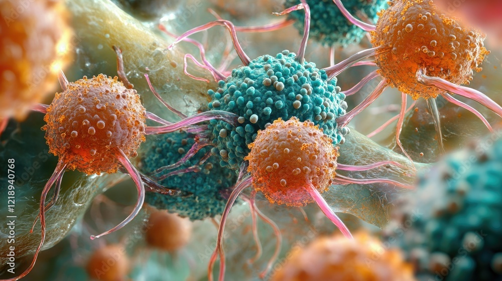 Illustration Stock Light-activated photodynamic therapy for non ...