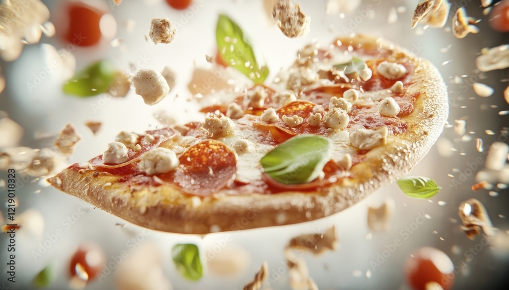 Celebrate National Pizza Day with a pizza feast A delightful image ...