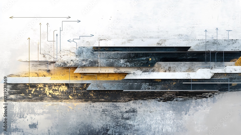 Artistic visualization of pricing strategy featuring layered textures ...