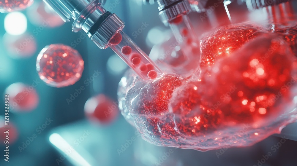 Robotic system injecting stem cells into a 3D-printed scaffold for ...