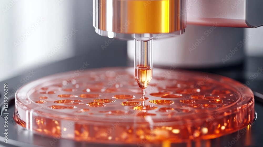 Robotic system injecting stem cells into a 3D-printed scaffold for ...