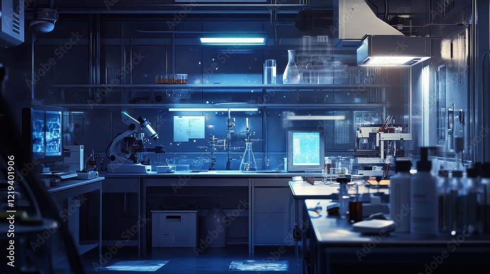 Foto de Stock Laboratory background HD 8K wallpaper Stock Photographic ...