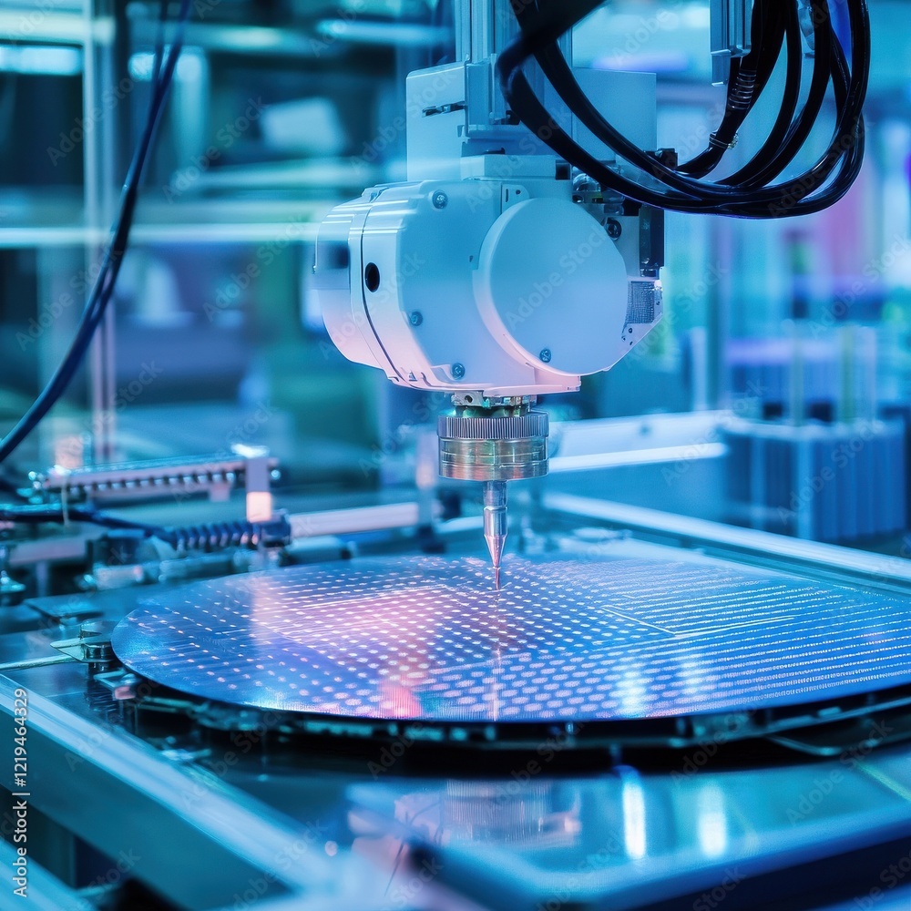 Stock-Foto „modern technology concept in robotic semiconductor ...