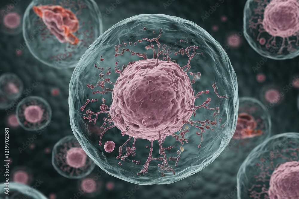 Microscopic View of Cell Division: A Detailed Look into Cellular ...