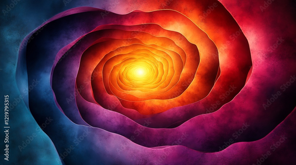 Radial designs of concentric polygons with ultra detailed textures and ...